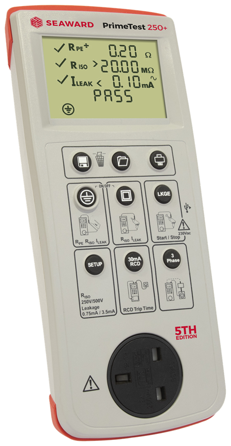 Seaward Primetest 250 Plus PAT Tester and Datalogger Software 403A910 ...